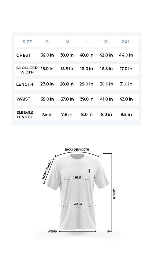 White Ace Compression T-Shirt For Men - Half Sleeve