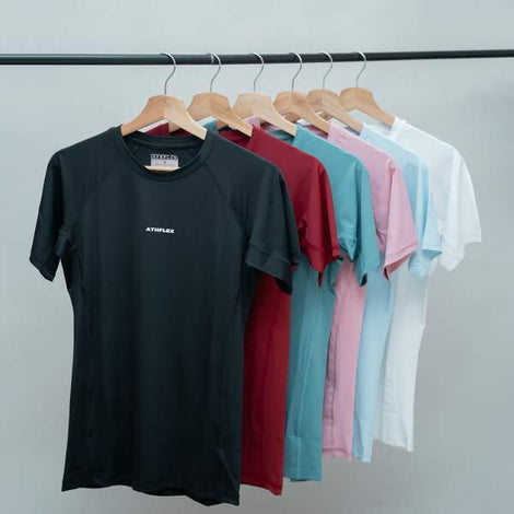 Rusty Pink Ace Compression T-Shirt For Men - Half Sleeve – Athflex