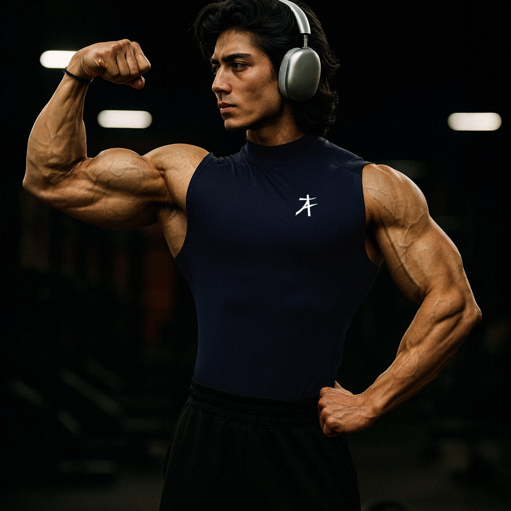 Hustle High Neck Compression Tank – Athflex