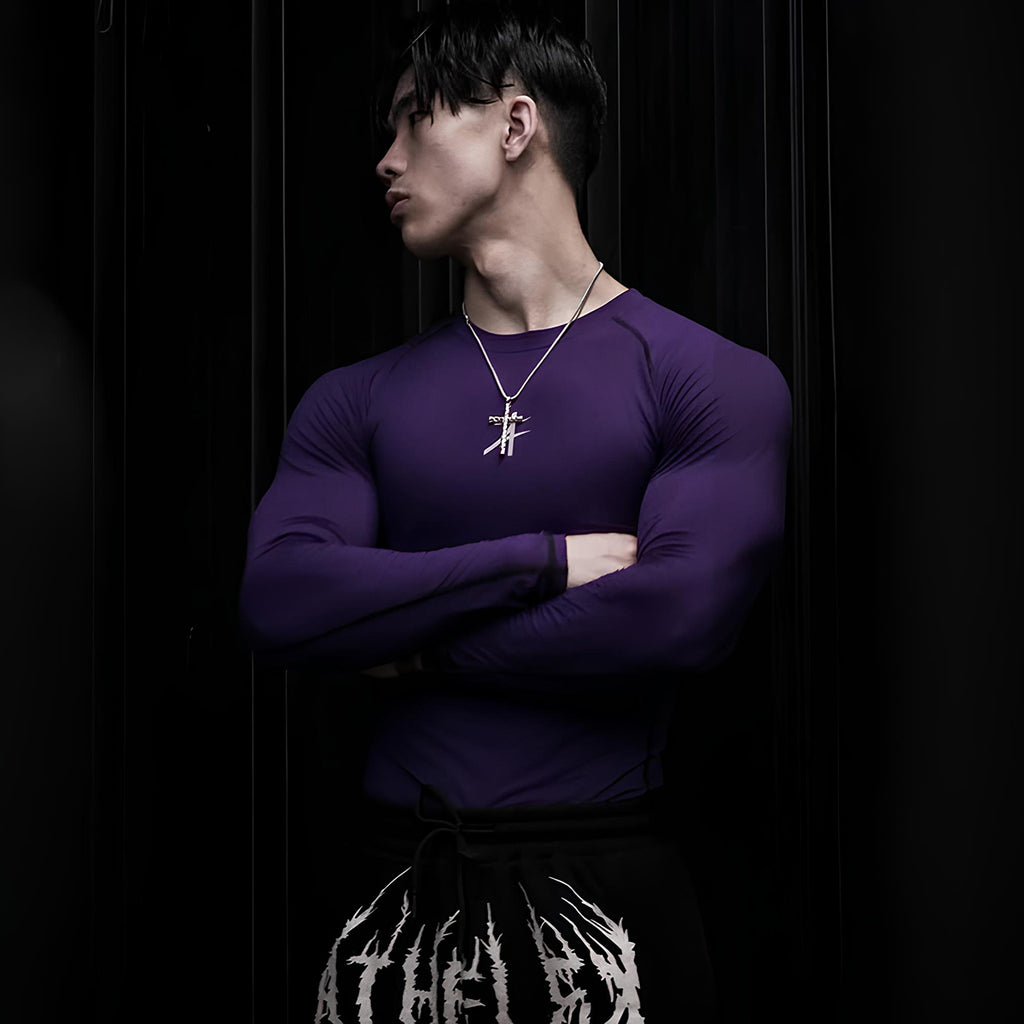 Ace Texture compression Full sleeve T-shirt – Athflex