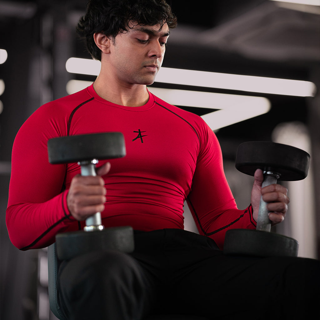 Ace Texture compression Full sleeve T-shirt – Athflex